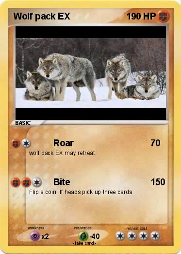 Pokémon Wolf pack EX 1 1 - Roar - My Pokemon Card