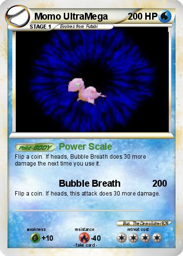 Pokémon Momo UltraMega - Power Scale - My Pokemon Card