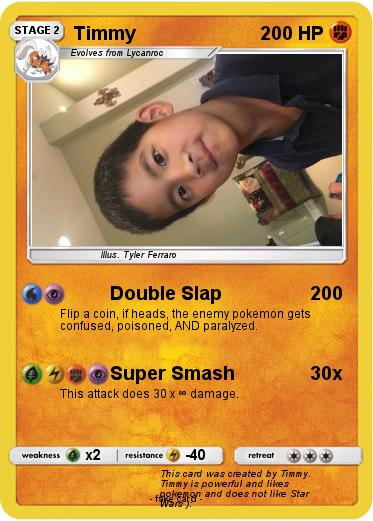 Pokémon Timmy 503 503 - Double Slap - My Pokemon Card
