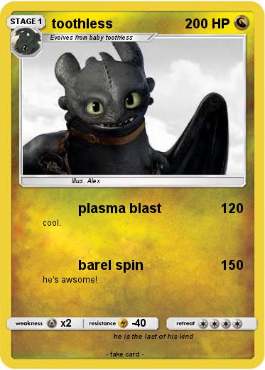 Pokémon toothless 688 688 - plasma blast - My Pokemon Card