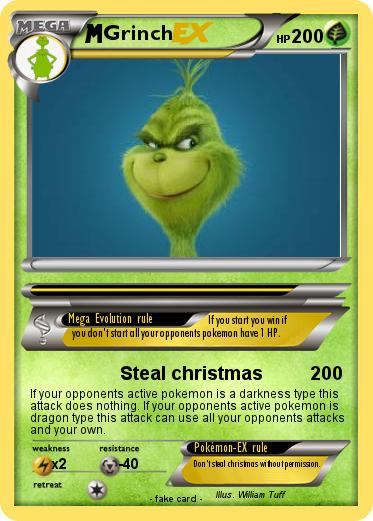 Pokémon Grinch 61 61 - Steal christmas - My Pokemon Card