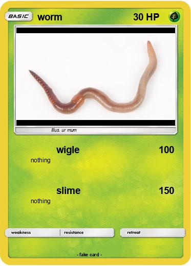Pokémon worm 140 140 - wigle - My Pokemon Card