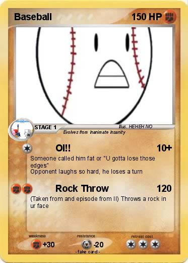 Pokémon Baseball 142 142 - OI!! - My Pokemon Card
