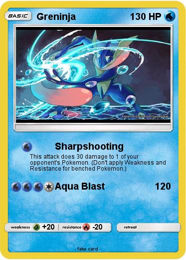 Pokémon Greninja 979 979 - Sharpshooting - My Pokemon Card