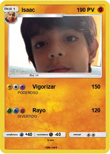 Pokémon Isaac 600 600 - Vigorizar - Mi carta pokémon