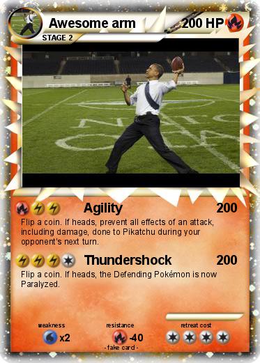 Pokémon Awesome arm - Agility - My Pokemon Card