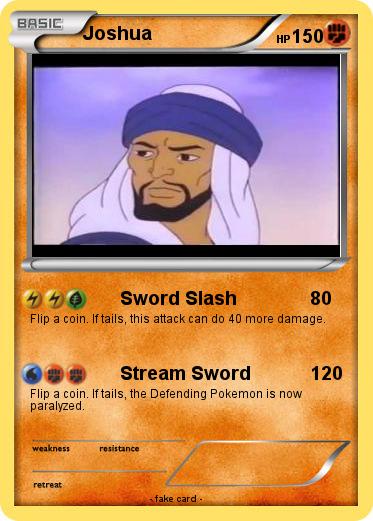 Pokémon Joshua 495 495 - Sword Slash - My Pokemon Card