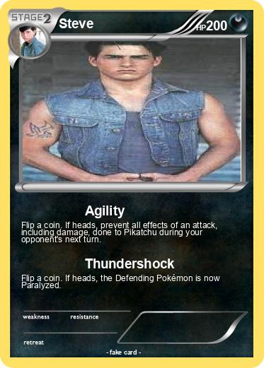 Pokémon Steve 5481 5481 - Agility - My Pokemon Card