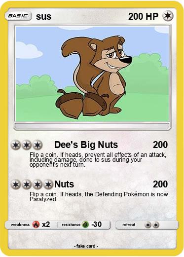 Pokémon sus 446 446 - Dee's Big Nuts - My Pokemon Card
