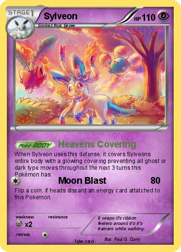 Pokémon Sylveon 507 507 - Heavens Covering - My Pokemon Card