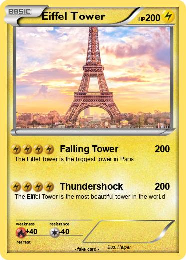 Pokémon Eiffel Tower 33 33 - Falling Tower - My Pokemon Card