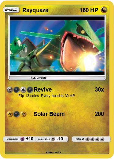 Pokémon Rayquaza 9170 9170 - Revive - My Pokemon Card