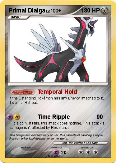 Pokémon Primal Dialga 328 328 - Temporal Hold - My Pokemon Card