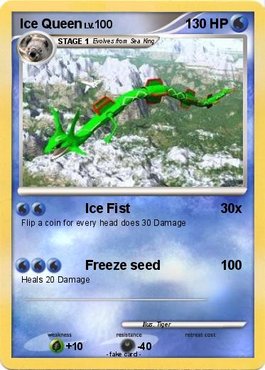 Pokémon Ice Queen 6 6 - Ice Fist - My Pokemon Card