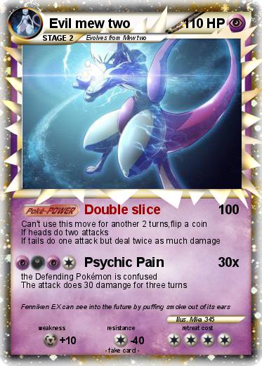 Pokémon Evil mew two - Double slice - My Pokemon Card