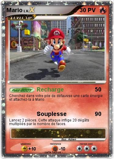 Pokémon Mario 15482 15482 - Recharge - Ma carte Pokémon