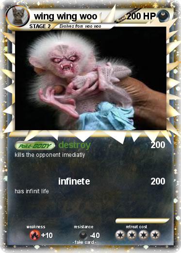 Pokémon wing wing woo - destroy - My Pokemon Card