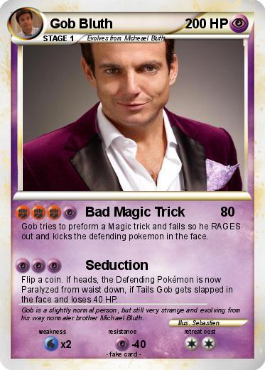 Pokémon Gob Bluth - Bad Magic Trick - My Pokemon Card