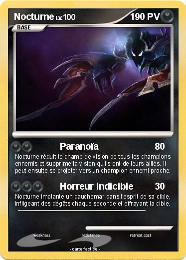 Pokémon Nocturne 10 10 - Paranoïa - Ma carte Pokémon