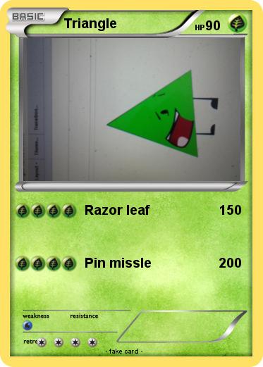 Pokémon Triangle 29 29 - Razor leaf - My Pokemon Card
