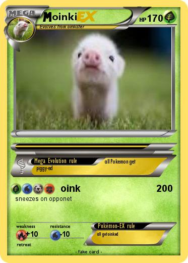 Pokémon oinki - oink - My Pokemon Card