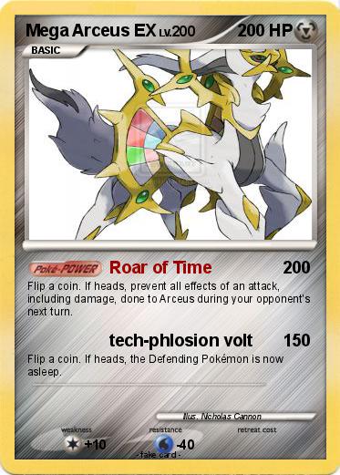 Pokémon Mega Arceus EX 5 5 - Roar of Time - My Pokemon Card