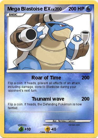Pokémon Mega Blastoise EX 28 28 - Roar of Time - My Pokemon Card