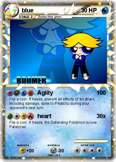 Pokémon blue 3373 3373 - Agiity - My Pokemon Card