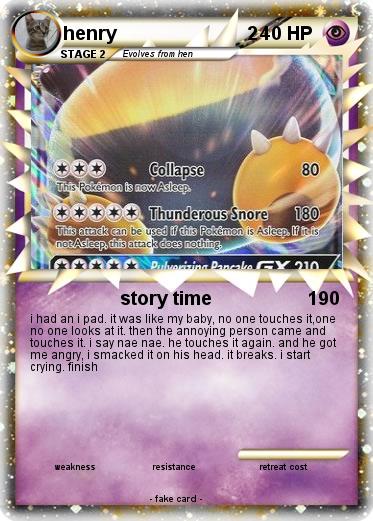 Pokémon henry 2 2 - story time 190 - My Pokemon Card