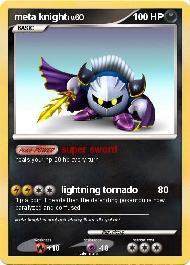 Pokémon meta knight 657 657 - super sword - My Pokemon Card