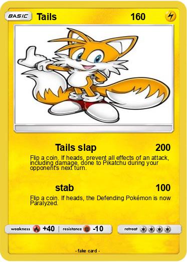 Pokémon Tails 1491 1491 - Tails slap - My Pokemon Card