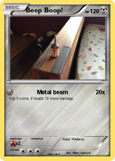 Pokémon Beep Boop - Metal beam - My Pokemon Card