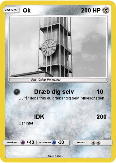 Pokémon 1 126406 126406 - Dræb dig selv - My Pokemon Card