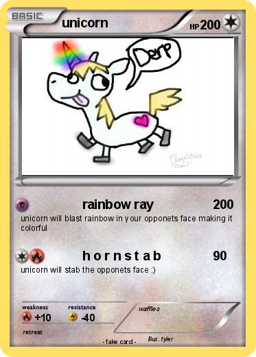 Pokémon unicorn 389 389 - rainbow ray - My Pokemon Card