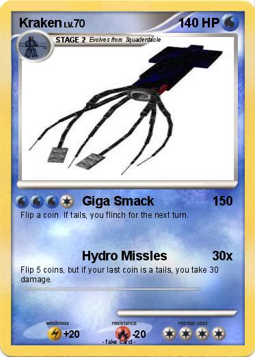 Pokémon Kraken 235 235 - Giga Smack - My Pokemon Card