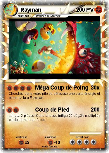 Pokémon Rayman 435 435 - Méga Coup de Poing - Ma carte Pokémon