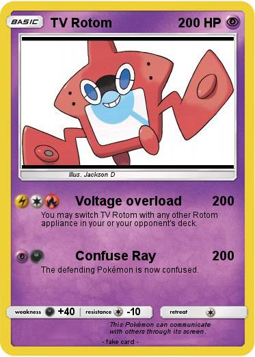Pokémon TV Rotom 1 1 - Voltage overload - My Pokemon Card