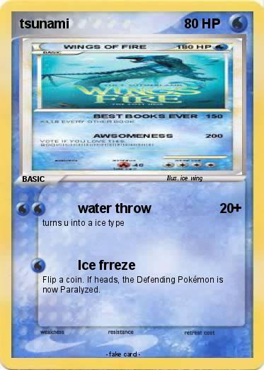 Pokémon tsunami 206 206 - water throw - My Pokemon Card