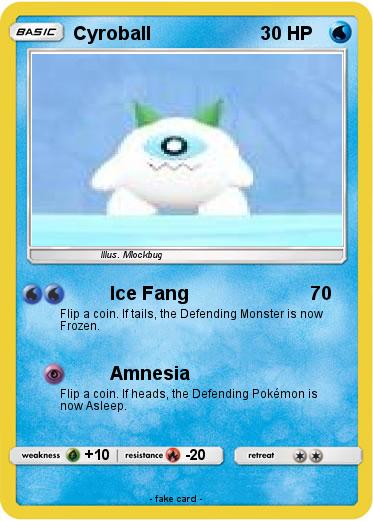 Pokémon Cyroball - Ice Fang - My Pokemon Card