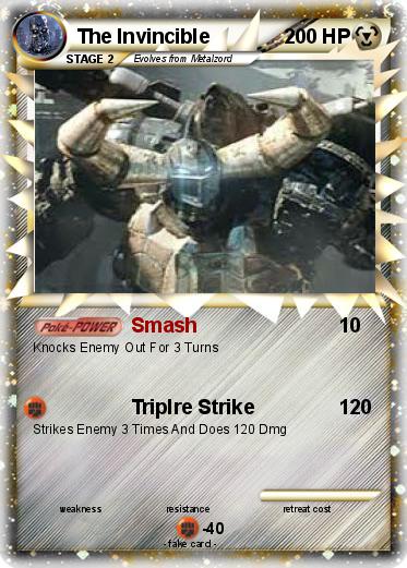 Pokémon The Invincible 4 4 - Smash - My Pokemon Card