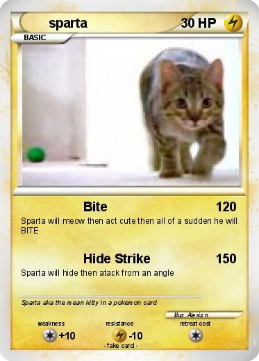 Pokémon sparta 90 90 - Bite - My Pokemon Card
