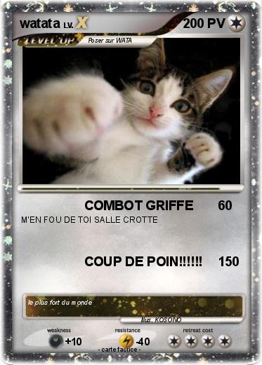 Pokémon watata 1 1 - COMBOT GRIFFE - Ma carte Pokémon