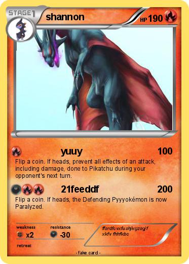 Pokémon shannon 63 63 - yuuy - My Pokemon Card