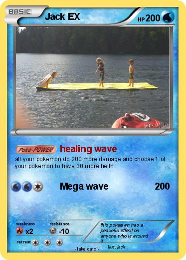 Pokémon Jack EX 20 20 - healing wave - My Pokemon Card