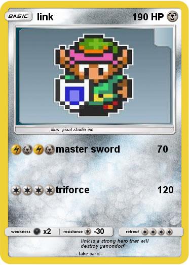 Pokémon link 4573 4573 - master sword - My Pokemon Card