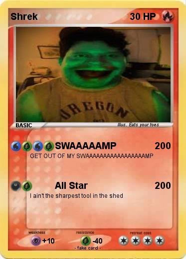 Pokémon Shrek 1106 1106 - SWAAAAAMP - My Pokemon Card