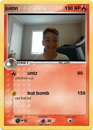 Pokémon justin 7395 7395 - untz - My Pokemon Card