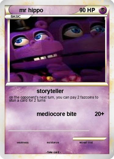 Pokémon mr hippo 20 20 - storyteller - My Pokemon Card