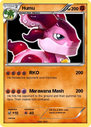 Pokémon Humu - RKO - My Pokemon Card