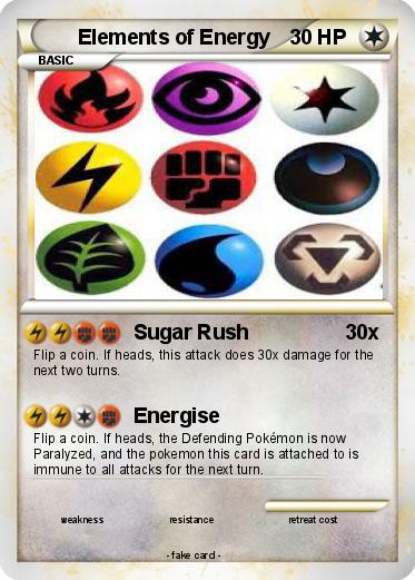 Pokémon Elements of Energy - Sugar Rush - My Pokemon Card